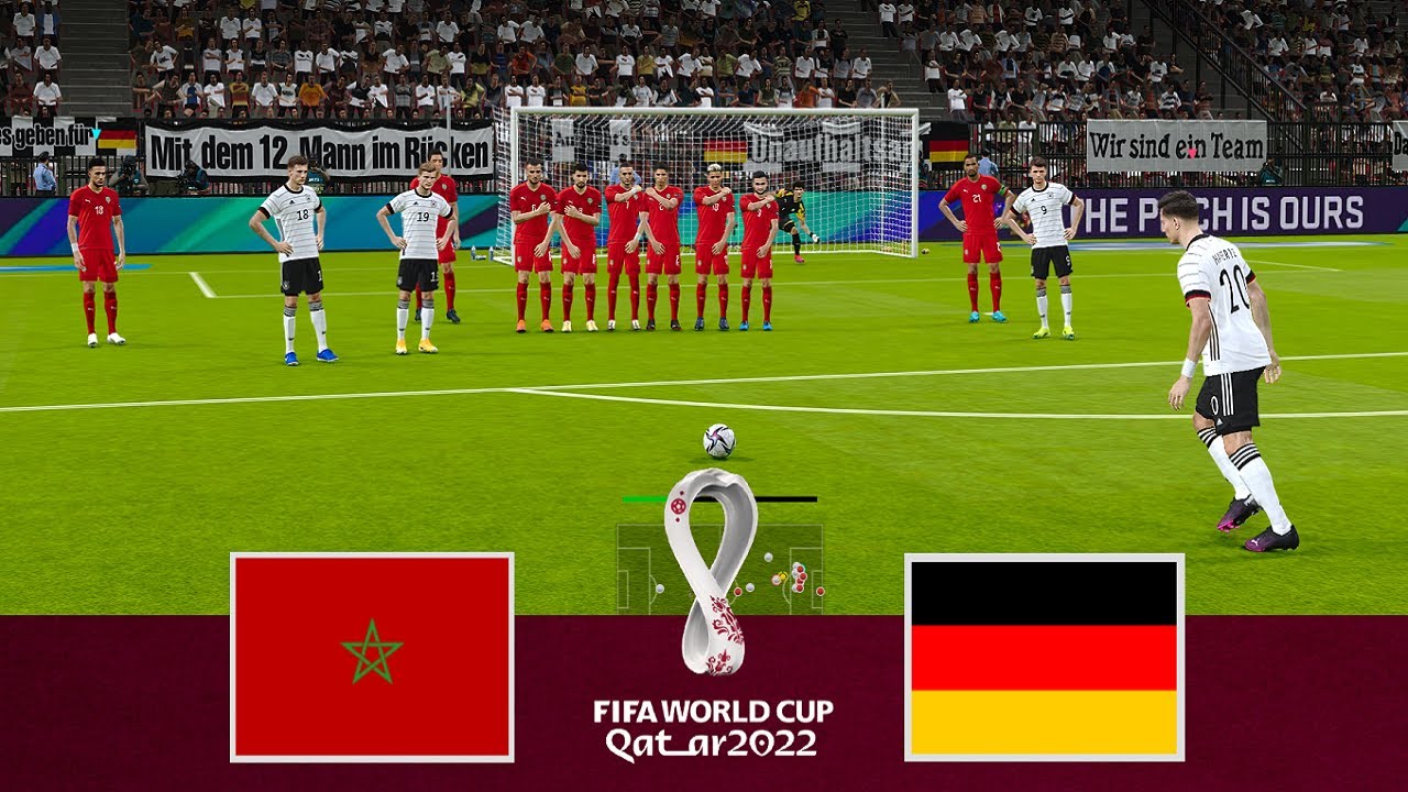 Morocco vs Germany - Penalty Shootout - FIFA World Cup 2022 - eFootball ...