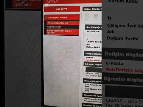 ÖZEL OKUL ÖĞRETMENİ UZMAN ÖĞRETMENLİK ve BAŞÖĞRETMENLİK BAŞVURUSU