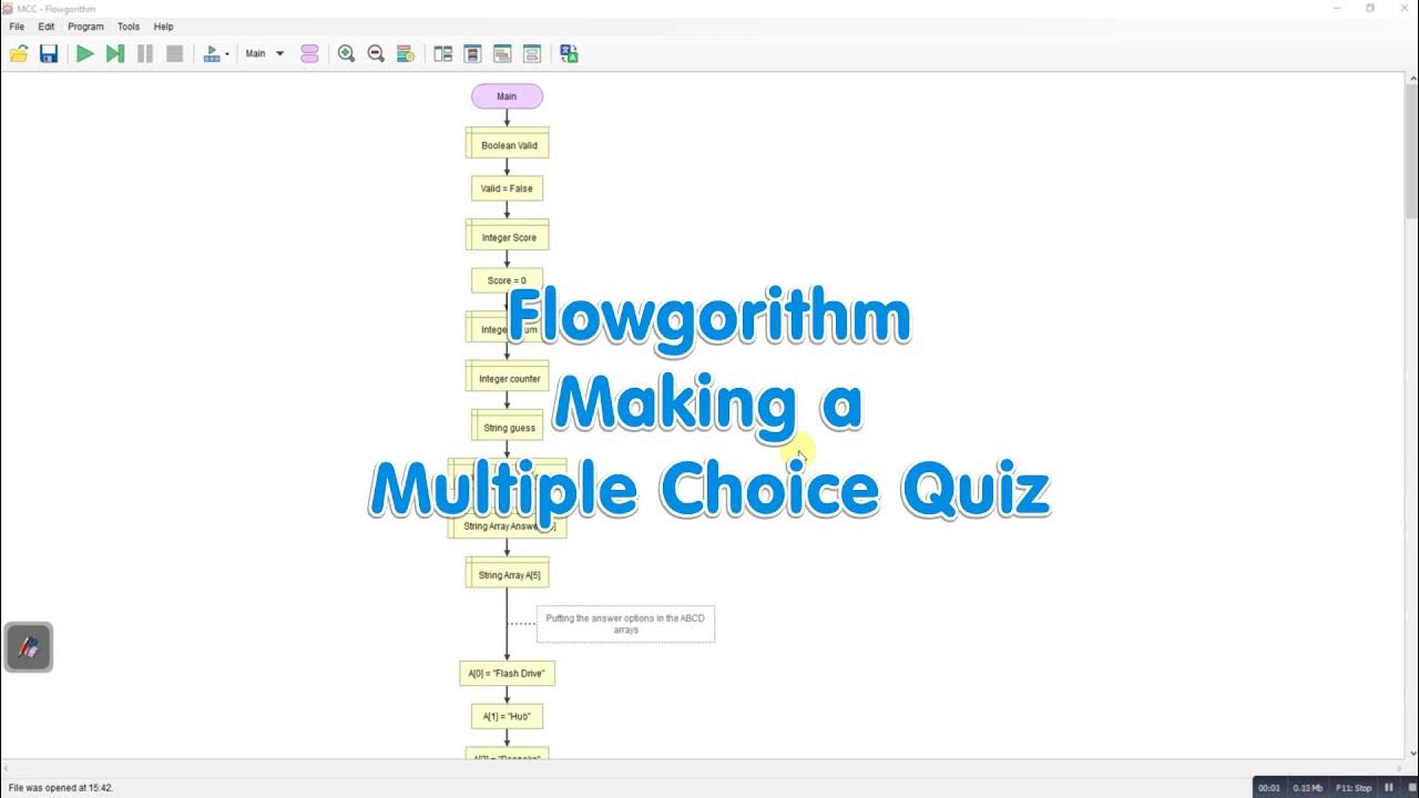 Flowgorithm - Multiple Choice Quiz - YouTube