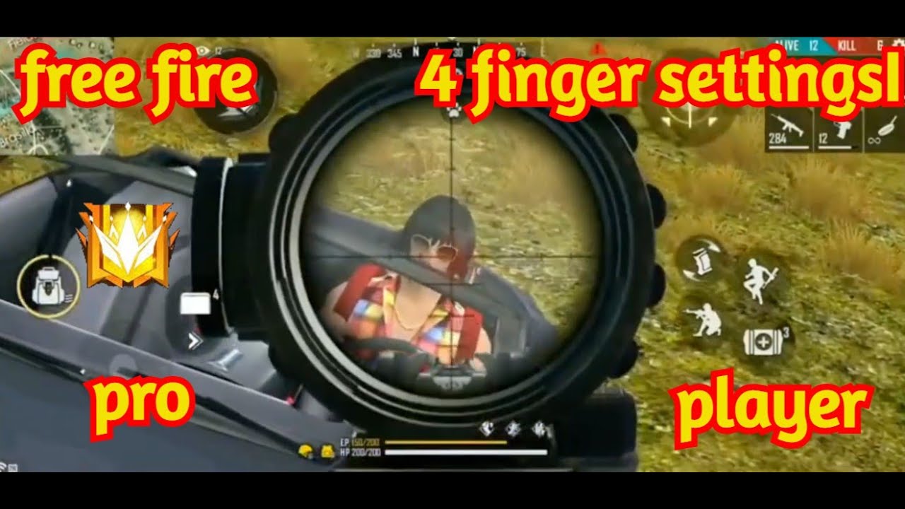 free fire 4 finger settings Cài đặt game Garena Free Fire 4 ngónI ไฟฟรี ...