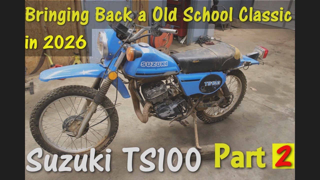 Iconic Suzuki TS100 On Off-road Bike. Pt.2 #suzukidirtbike - YouTube