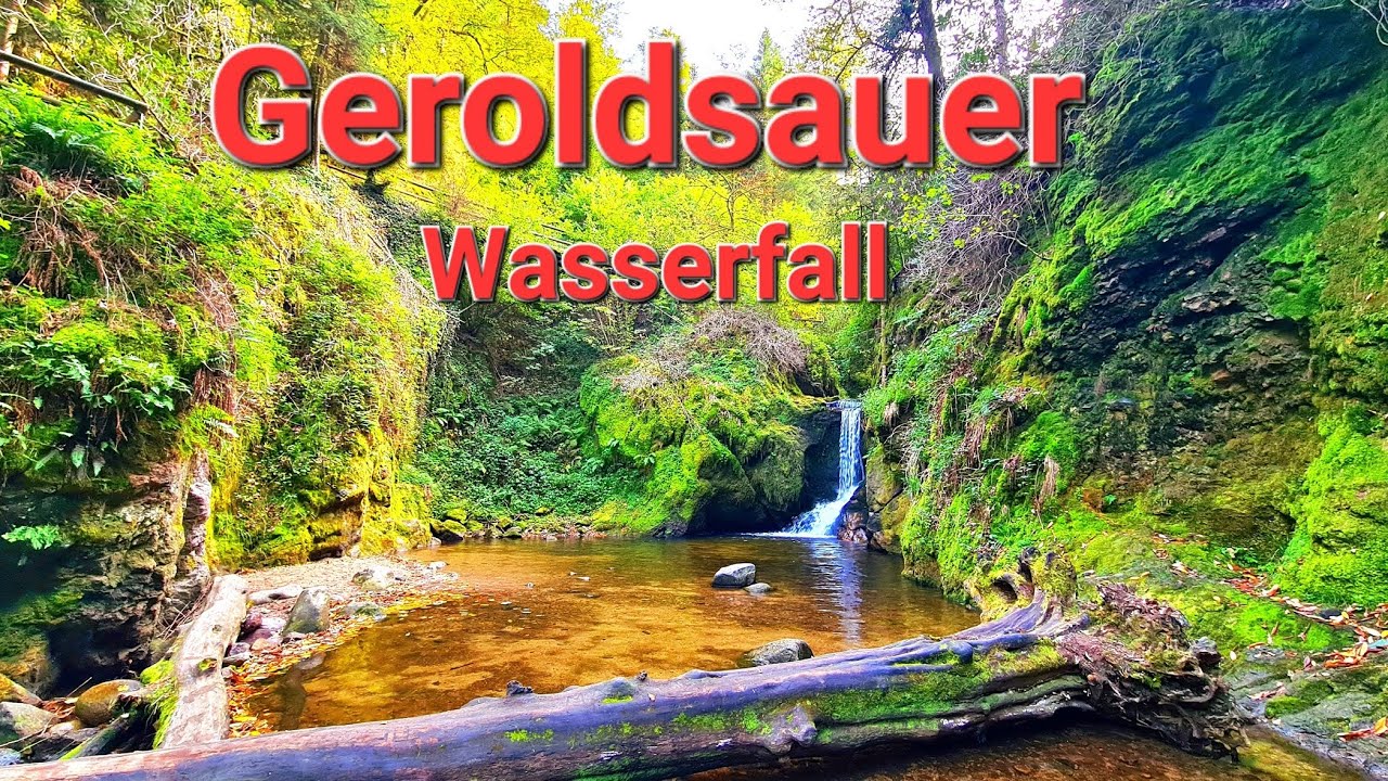 Geroldsauer Wasserfall. #4K Video a relaxing walk of the Geroldsau ...