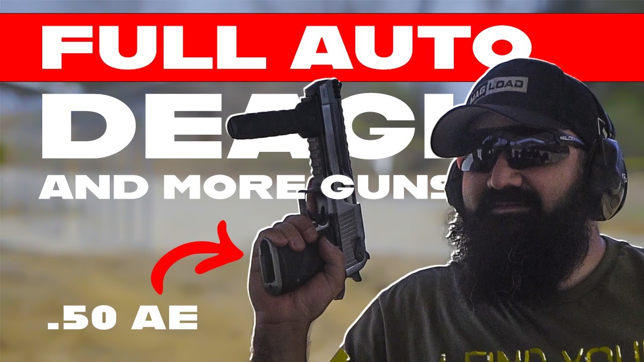 We Shot a FULL AUTO Deagle and More Guns - YouTube