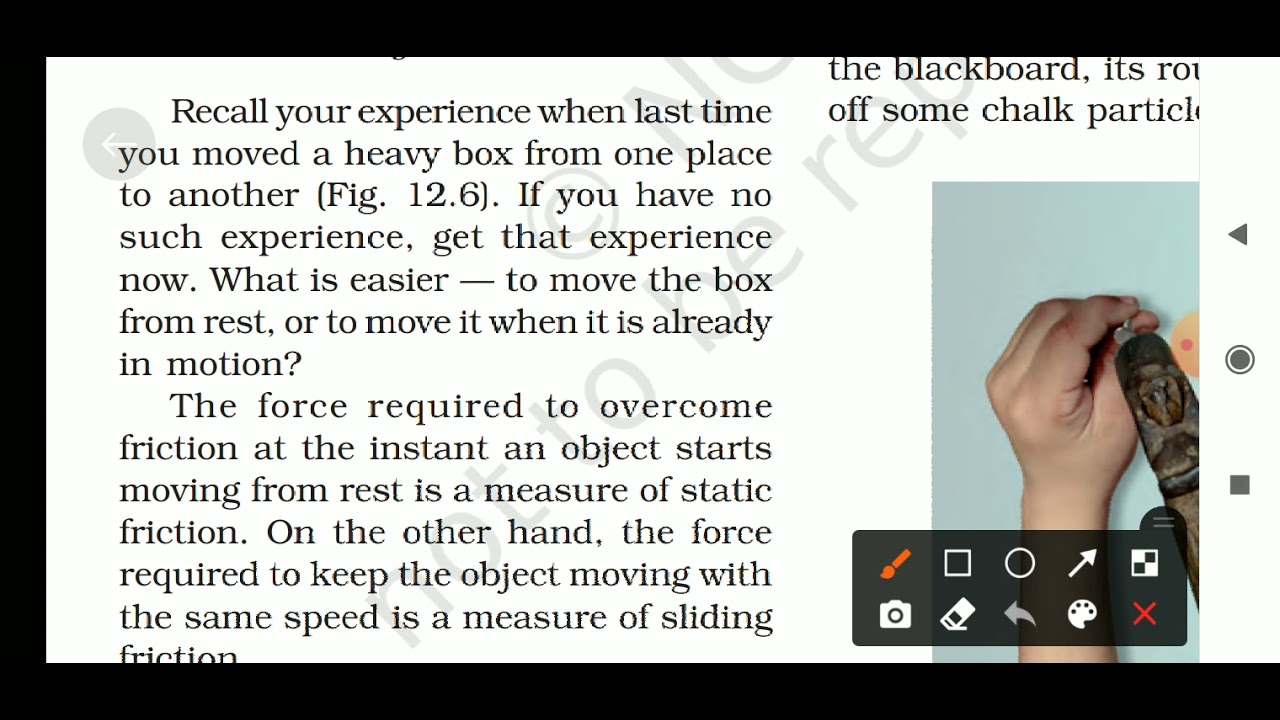 FRICTION| Class 8 Science Chapter 12 complete explanation ncert - YouTube