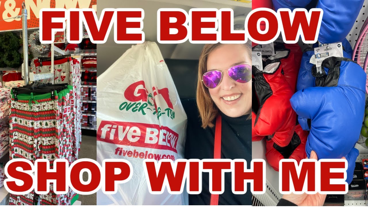 Five Below Grand Opening Shop WIth Me & HUGE Haul ~ Vlogmas Day 9 - YouTube