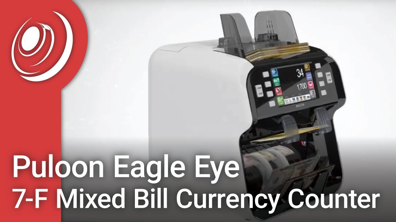 Puloon Eagle Eye 7-F Mixed Bill Currency Counter Overview - YouTube