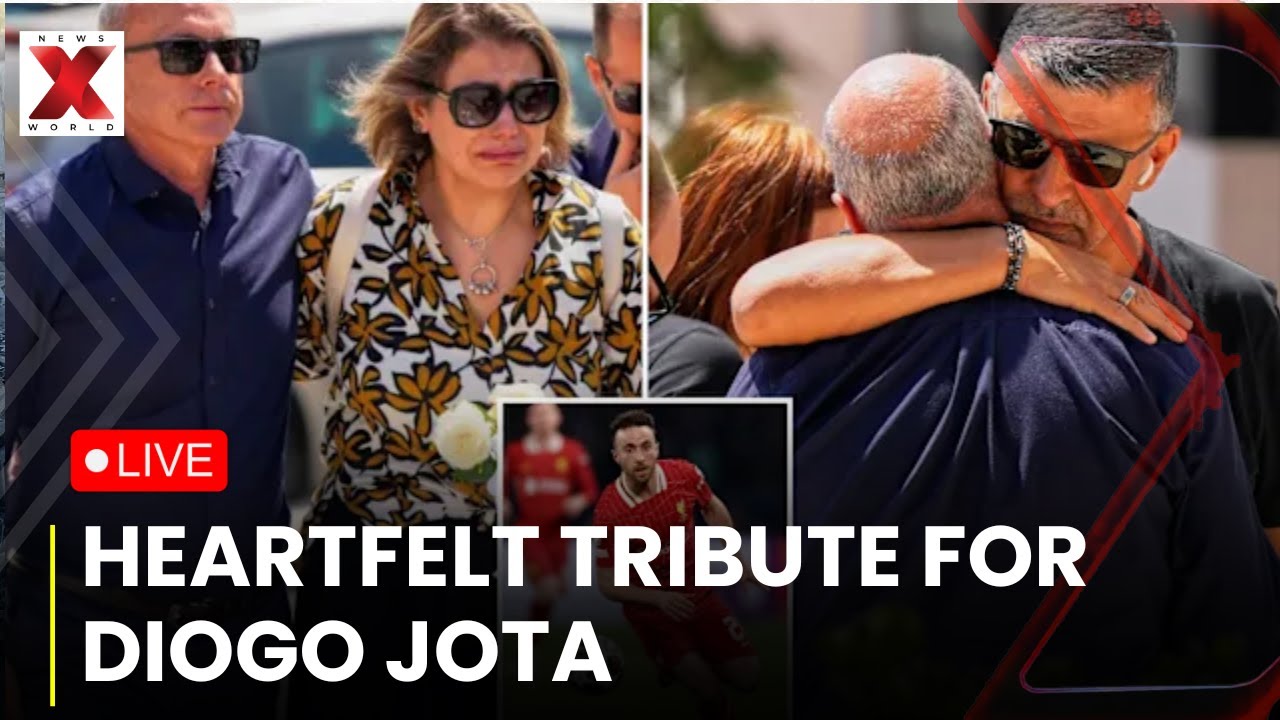 Diogo Jota’s Emotional Funeral LIVE:Liverpool Star Honoured In Hometown ...
