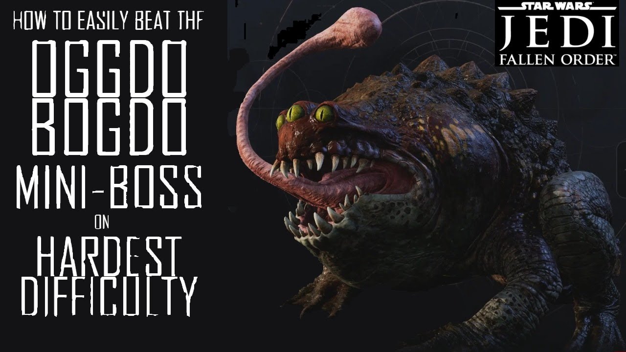 HOW TO EASILY BEAT THE OGGDO BOGDO MINI-BOSS - JEDI FALLEN ORDER ...