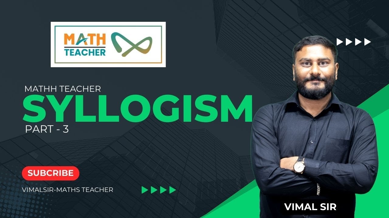 SYLLOGS PART-3||PSI-CONSTABLE||REASONING||SHORT TRICKS BY VIMALSIR ...