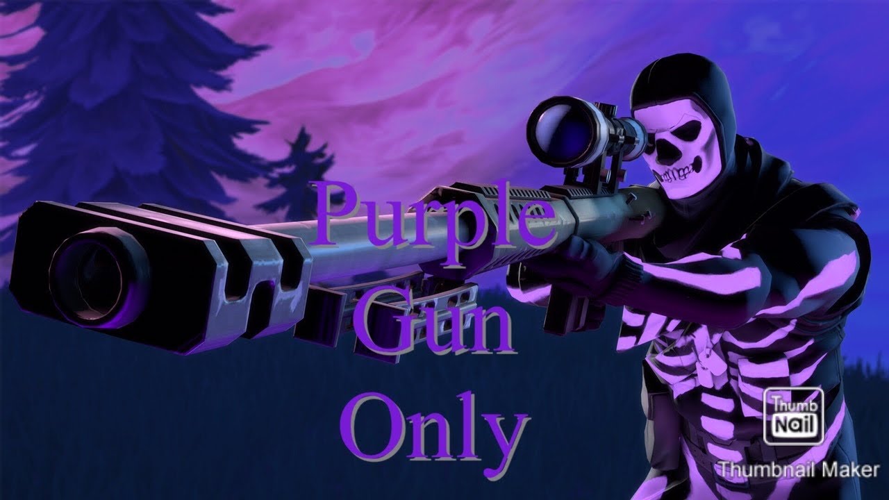 Purple gun only? - YouTube