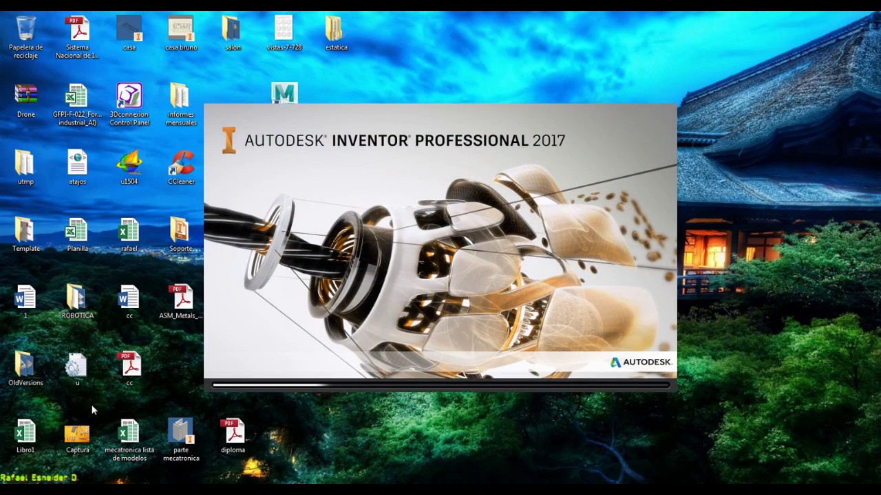 Creación de proyecto en Autodesk inventor. - YouTube