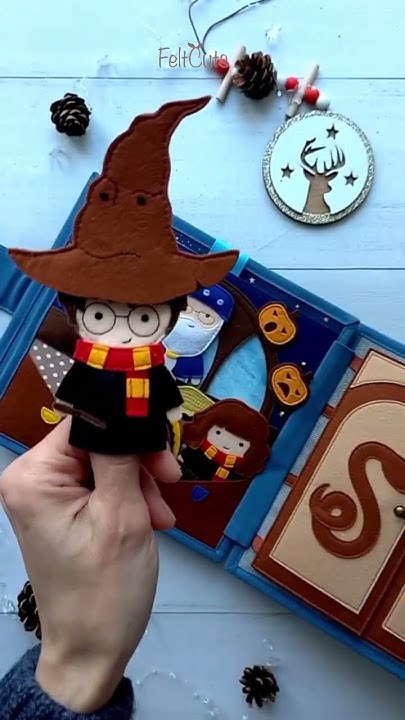 Гарри Поттер. Волшебная книга из фетра - YouTube