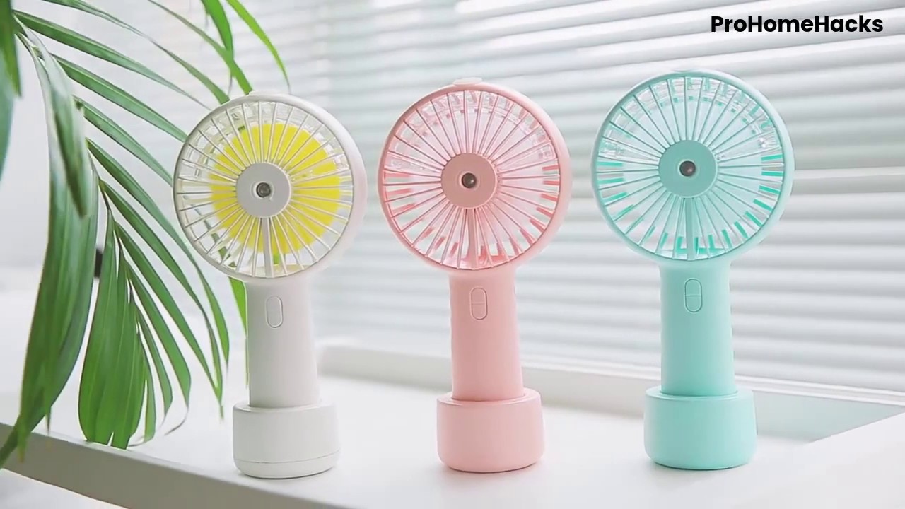 Portable 2-in-1 Mini Handheld Fan Air Conditioner and Humidifier ...