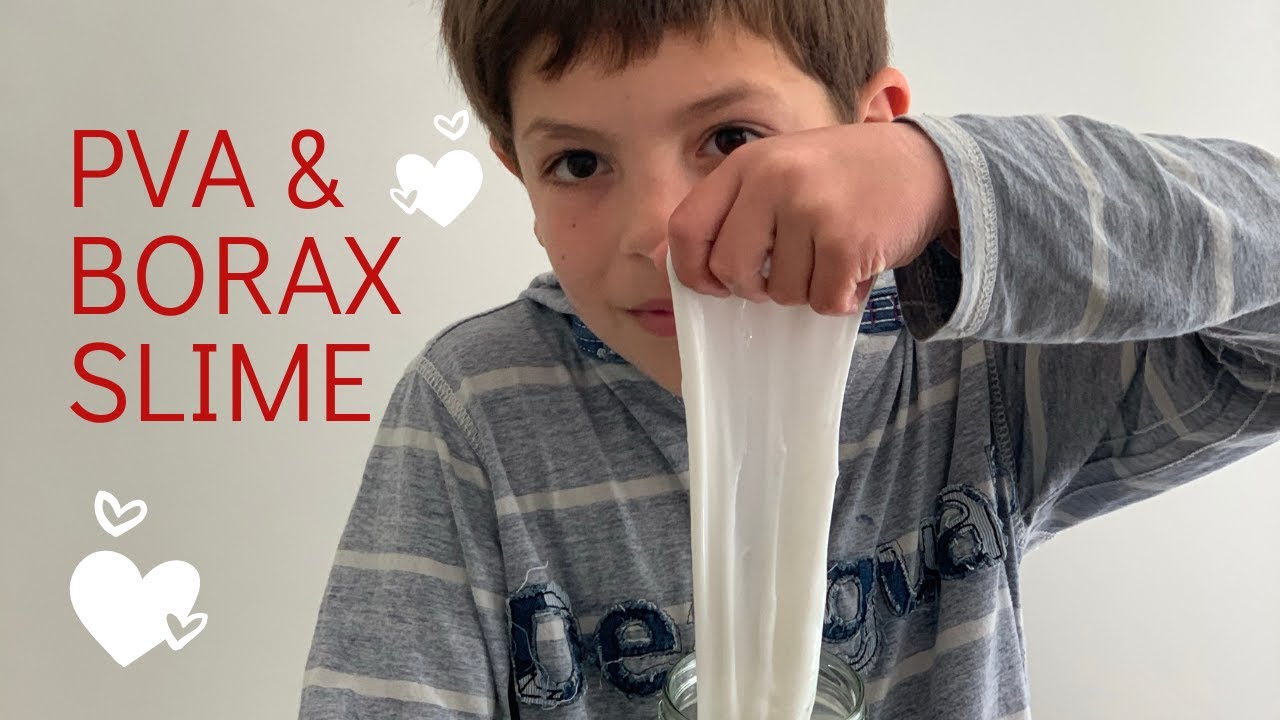 Make PVA slime with borax, easy recipe. - YouTube