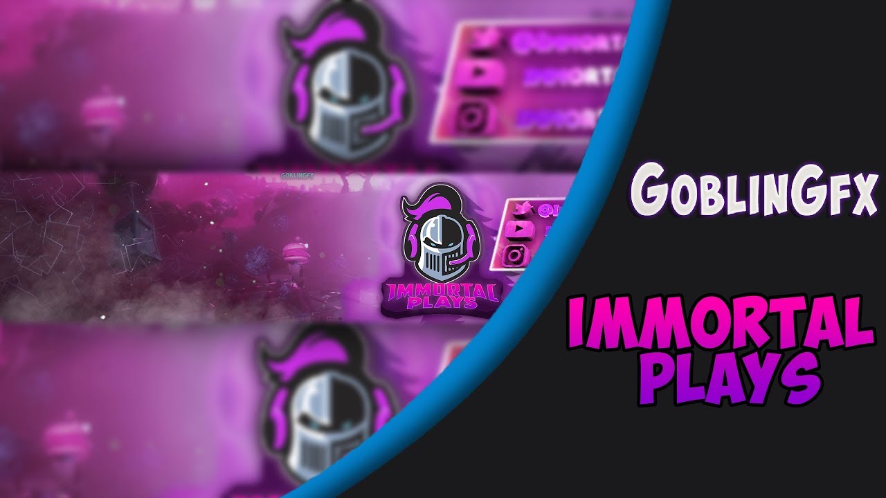 Immortal Plays banner and logo Speedart! *NOT PAID* New Intro!! - YouTube