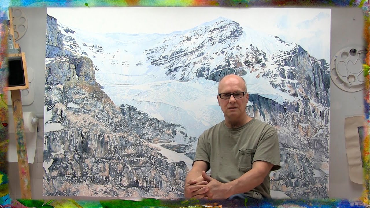 A Quick Studio Visit with Ross Barbera, Acrylic on Canvas Painting ...