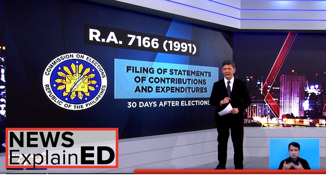 NEWS ExplainED: Ano ang Statement of Contribution and Expenditures ...