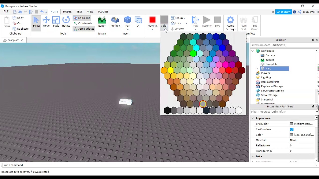 1. Basics of Roblox (How to Parts in Roblox ?) - YouTube