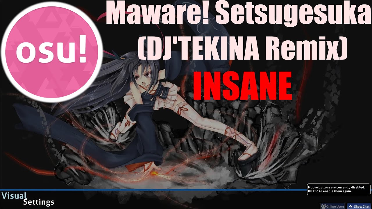 osu!mania: Maware! Setsugetsuka (DJ'TEKINA Remix) (Insane Difficulty ...