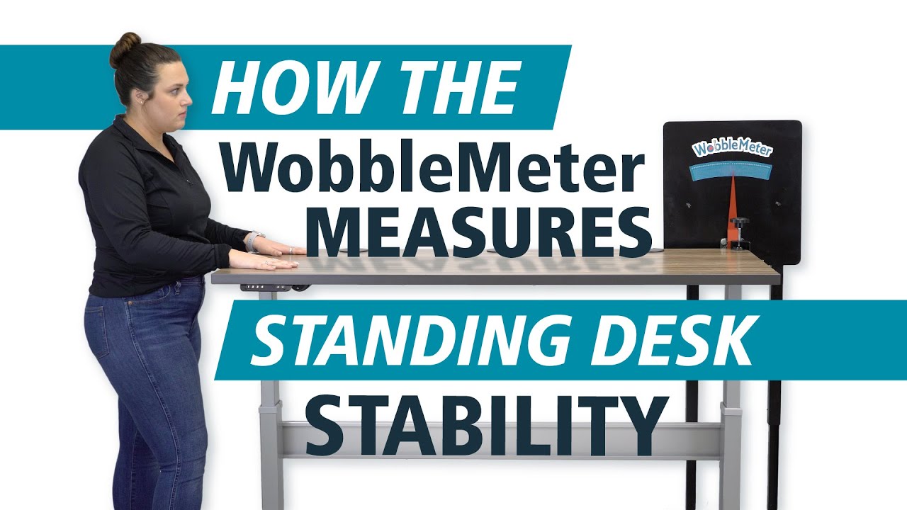 WobbleMeter Standing Desk Stability Test - How It Works - YouTube