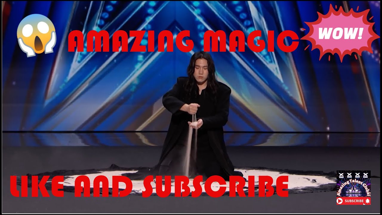 SIMON COWELL AMAZE BY YOUNG MIN | SAND MAGIC| AGT 2024 - YouTube