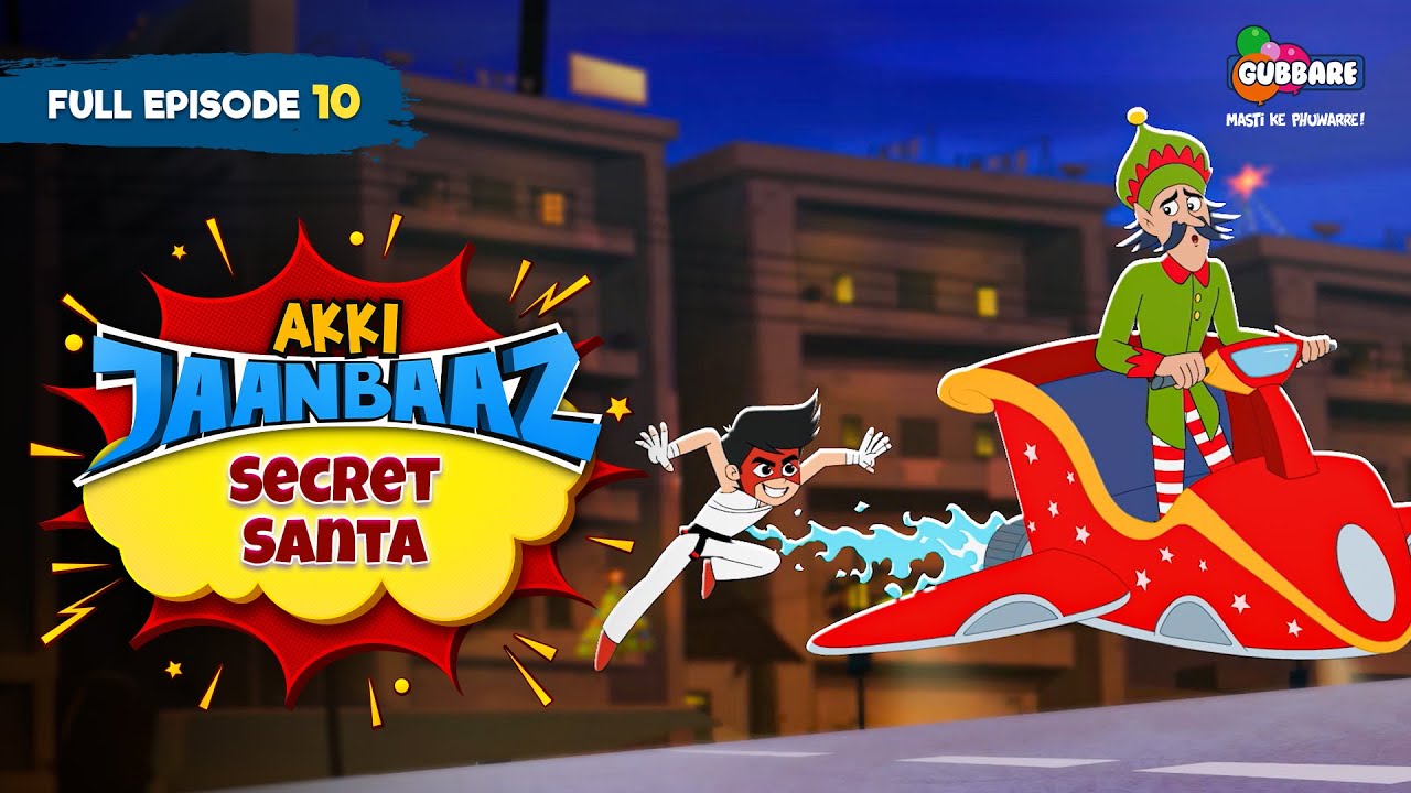 Akki Jaanbaaz - Full Episode | Secret Santa | Hindi Cartoon for Kids ...