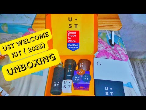 Unboxing UST Welcome Kit(2023) #ust #welcomekit - YouTube