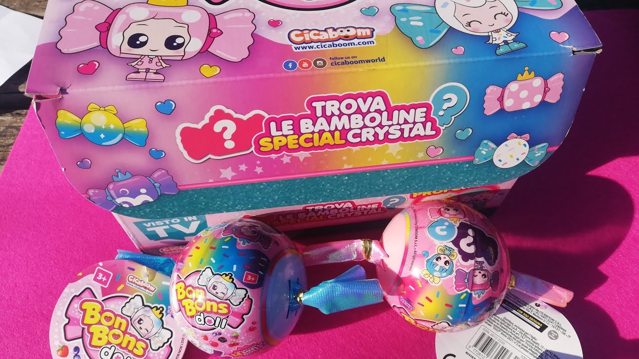 Apriamo Kg di caramelle BON BONS Dolls cicaboom - YouTube