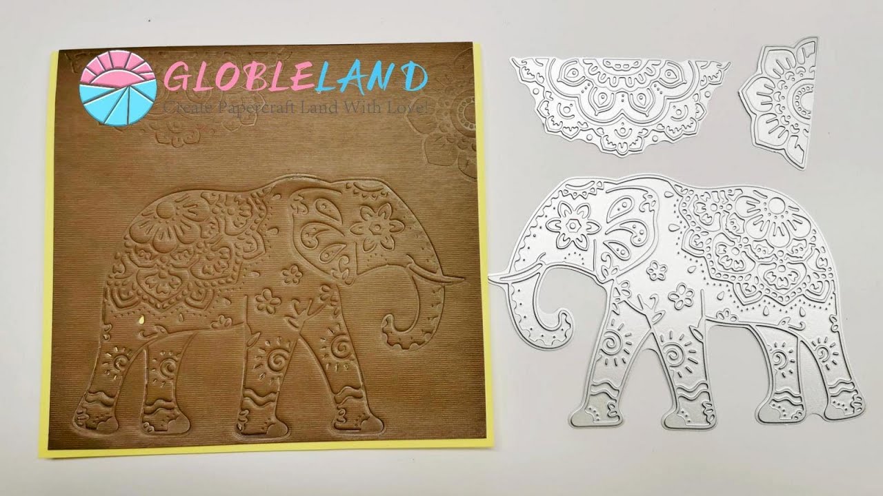 Tarjeta Elefante Embosado / Colaboración Globleland - YouTube