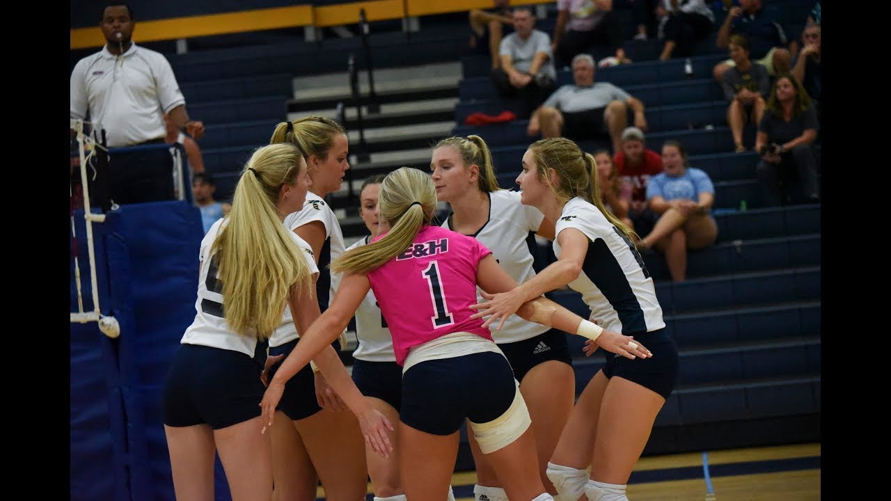 Highlights - Emory & Henry Volleyball vs Ferrum - YouTube