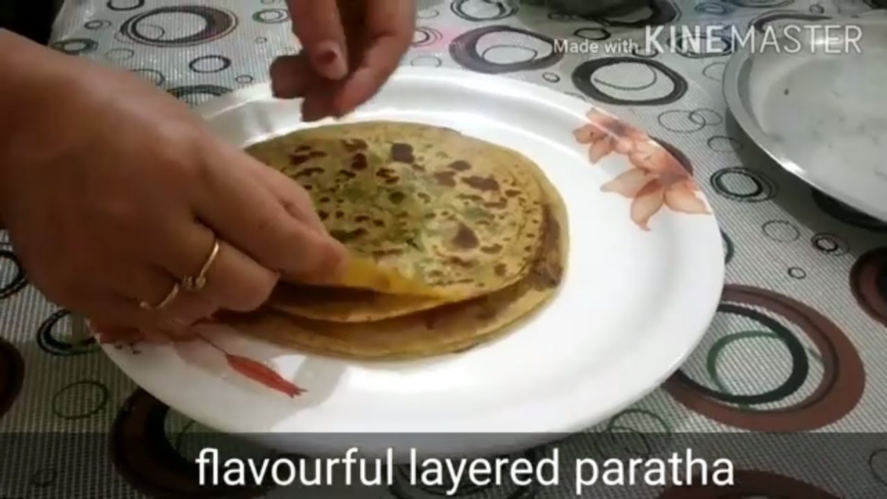 Layer Paratha Recipe | Multi Layered Paratha | चटपटा परांठा - YouTube
