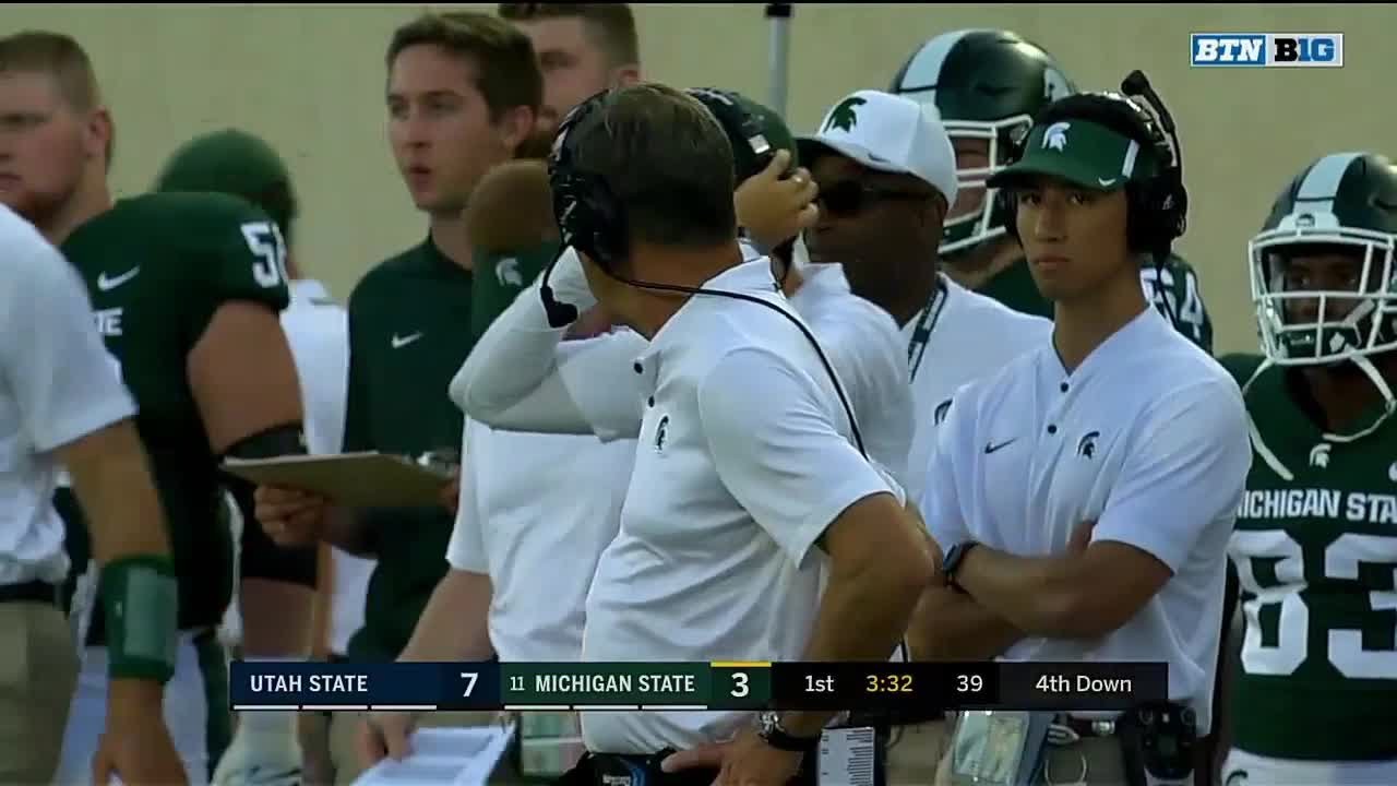 Utah State vs. Michigan State: Top 3 Plays from the First Quarter - YouTube