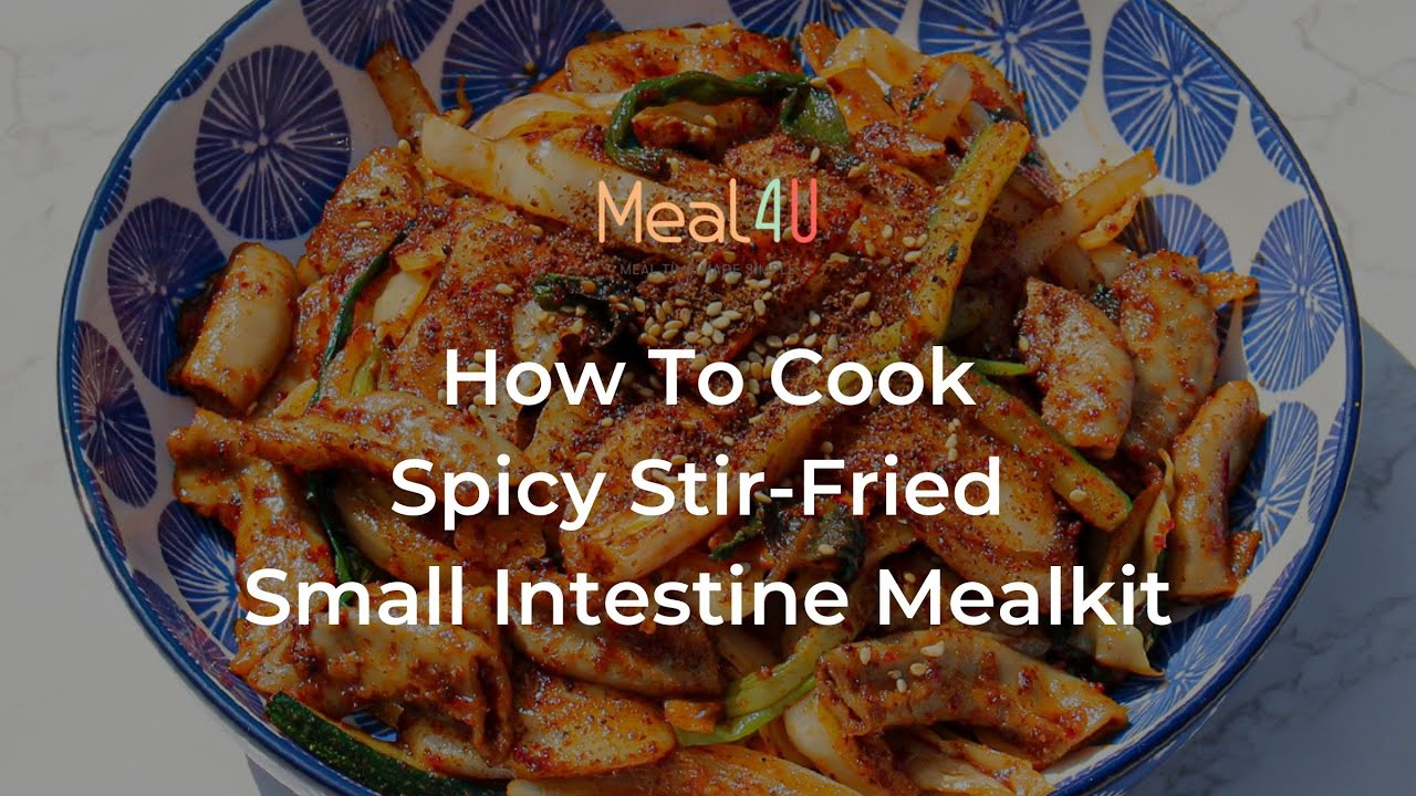 Spicy Stir-Fried Small Intestine Mealkit [곱창볶음 밀키트]