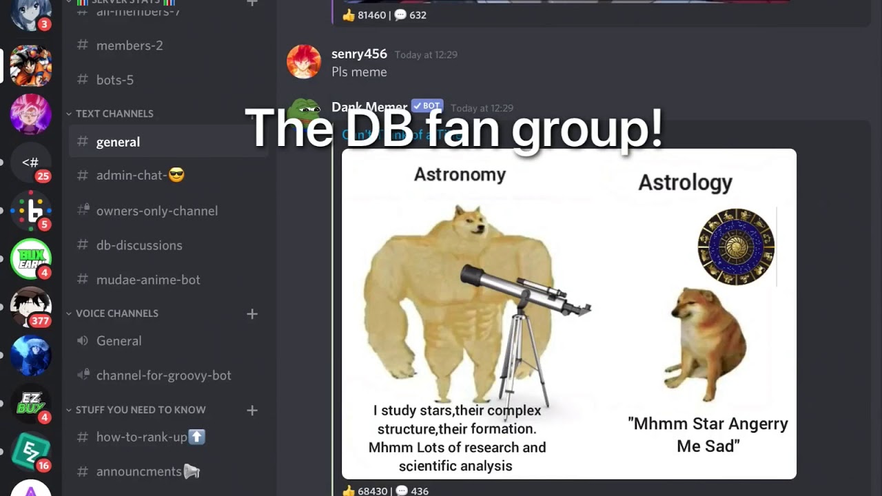 My new discord server DB fan group! (Link in desc) - YouTube
