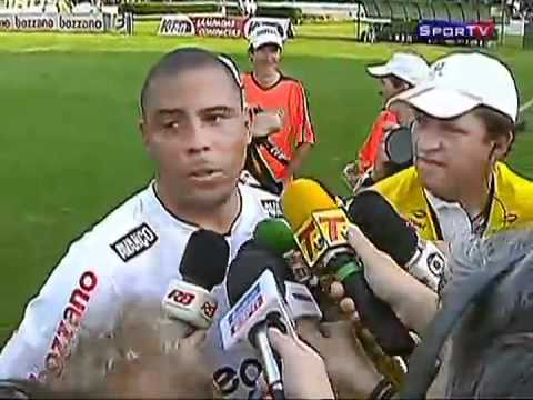 Ronaldo Encoxada do Reporter