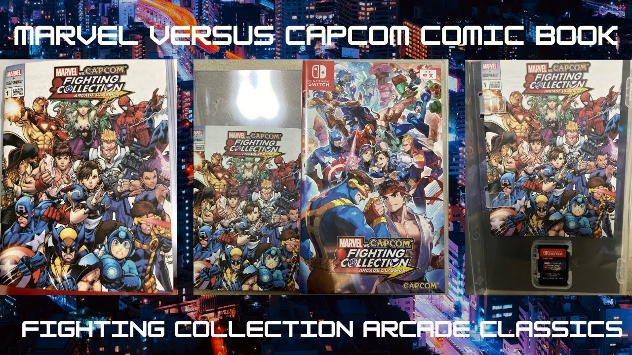 MARVEL VS CAPCOM COMIC BOOK FIGHTING COLLECTION ARCADE CLASSICS - CJ ...