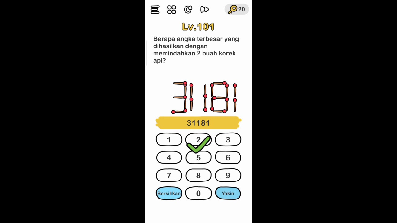 Kunci jawaban brain out level 101 102 103 104 105 106 107 108 109 110 ...