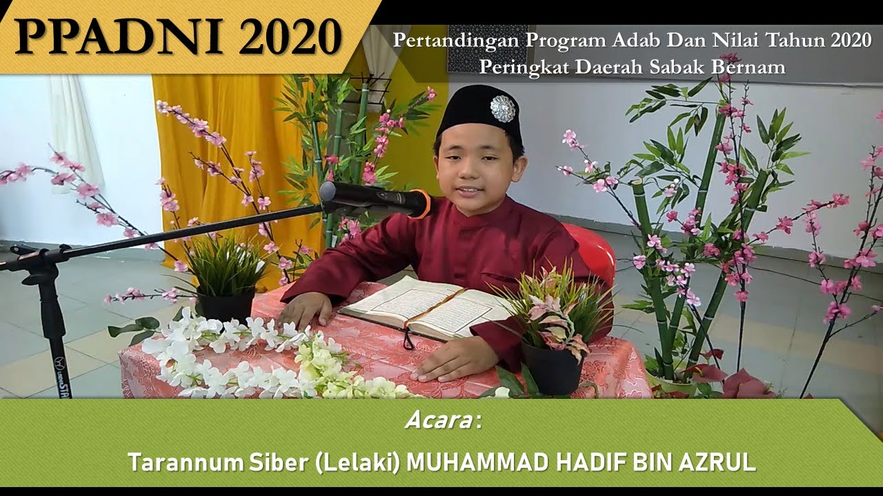 Tarannum Siber (Lelaki) MUHAMMAD HADIF BIN AZRUL - YouTube