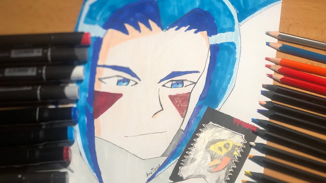 Drawing Seth from DINOSAUR KING - YouTube