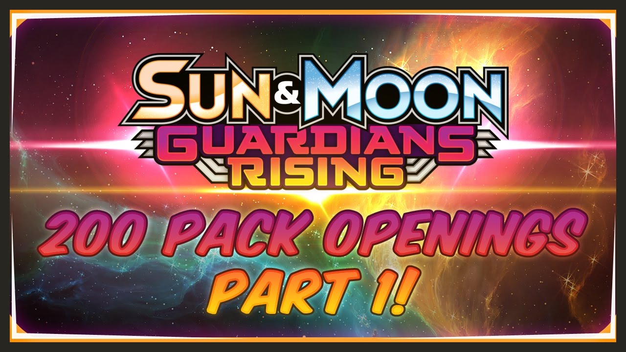 PTCGO: 200 Guardians Rising Pack Openings! (1/2) - YouTube