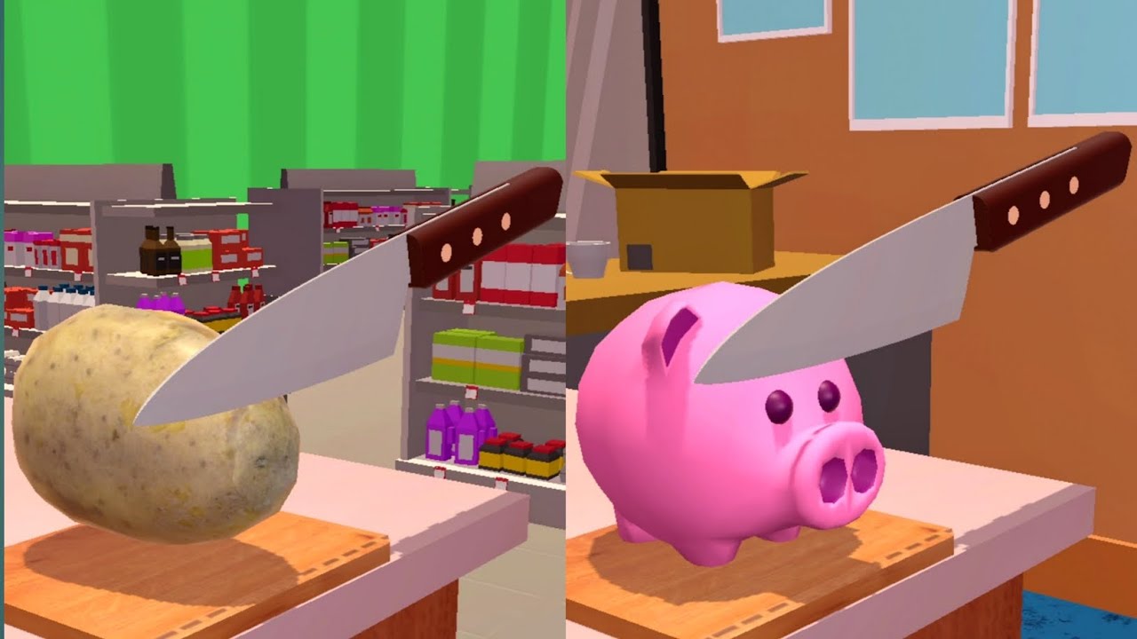Making Slice Game! Satisfying ASMR slicing video - YouTube