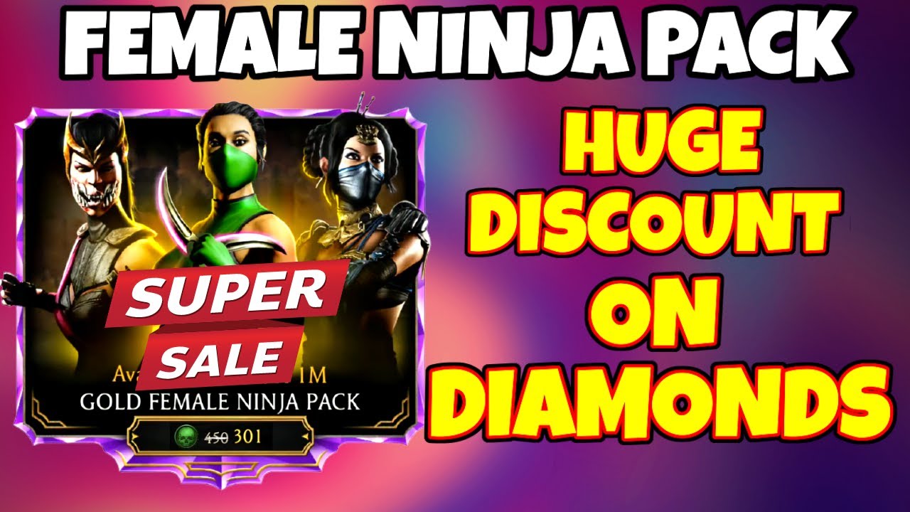 MK Mobile. Female Ninja Pack is On Sale For 24 Hours. Best Female ...