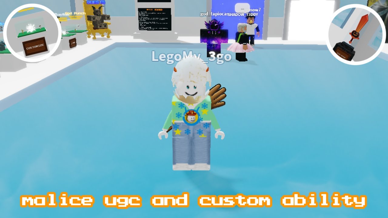 custom ability and malice ugc!1!! • ability wars • - YouTube