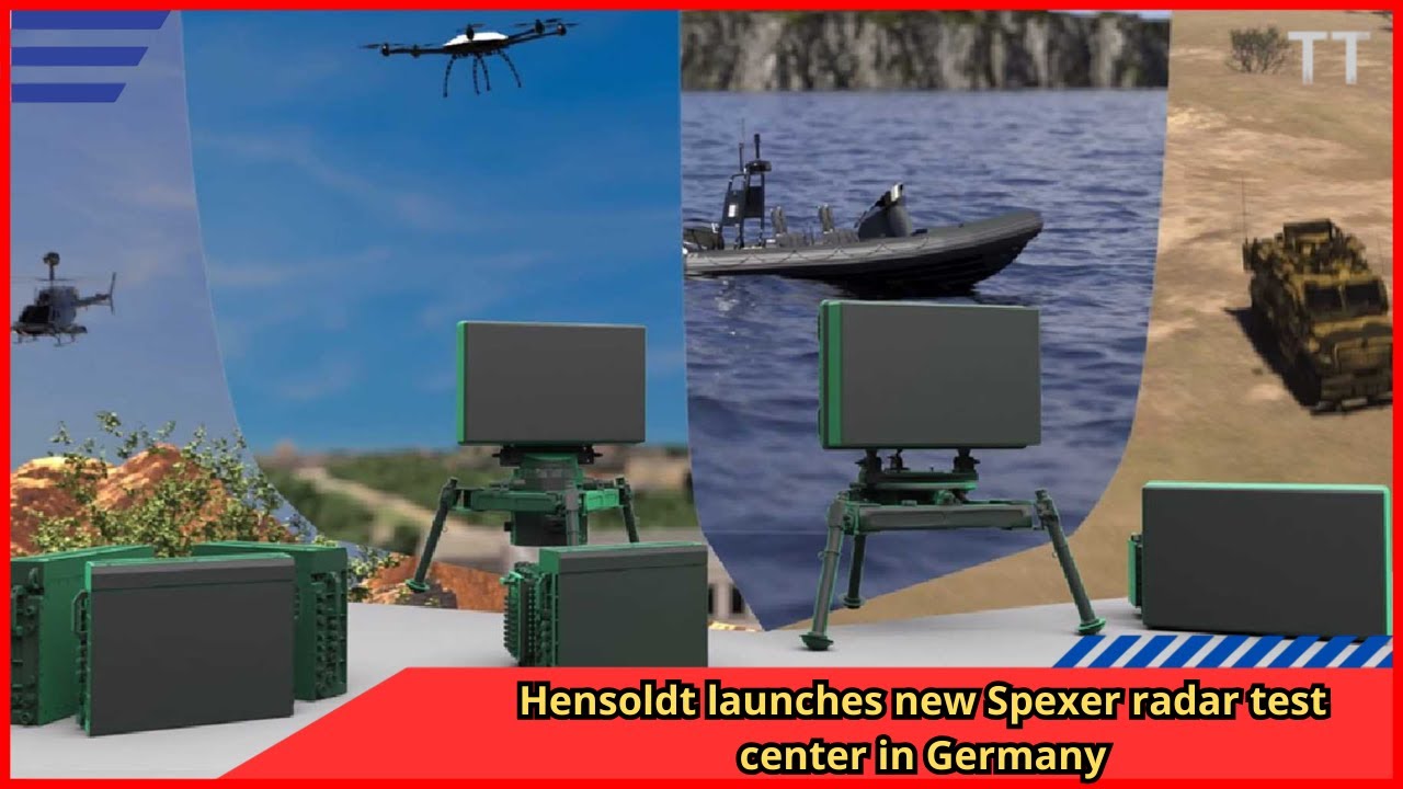Hensoldt launches new Spexer radar test center in Germany - YouTube