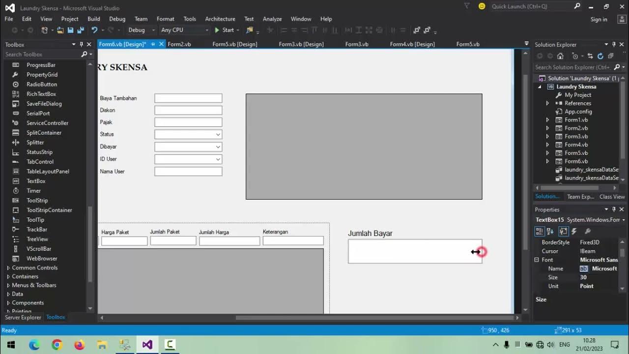 Tutorial UKa-uKa RPL 2023 dgn VB eps 6 - Perbaikan Tabel Detail Transaksi - YouTube