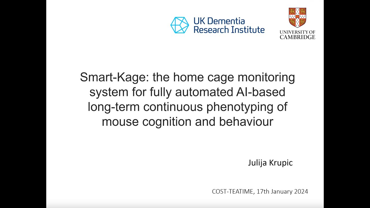 Smart-Kage: the home cage monitoring system ... - YouTube
