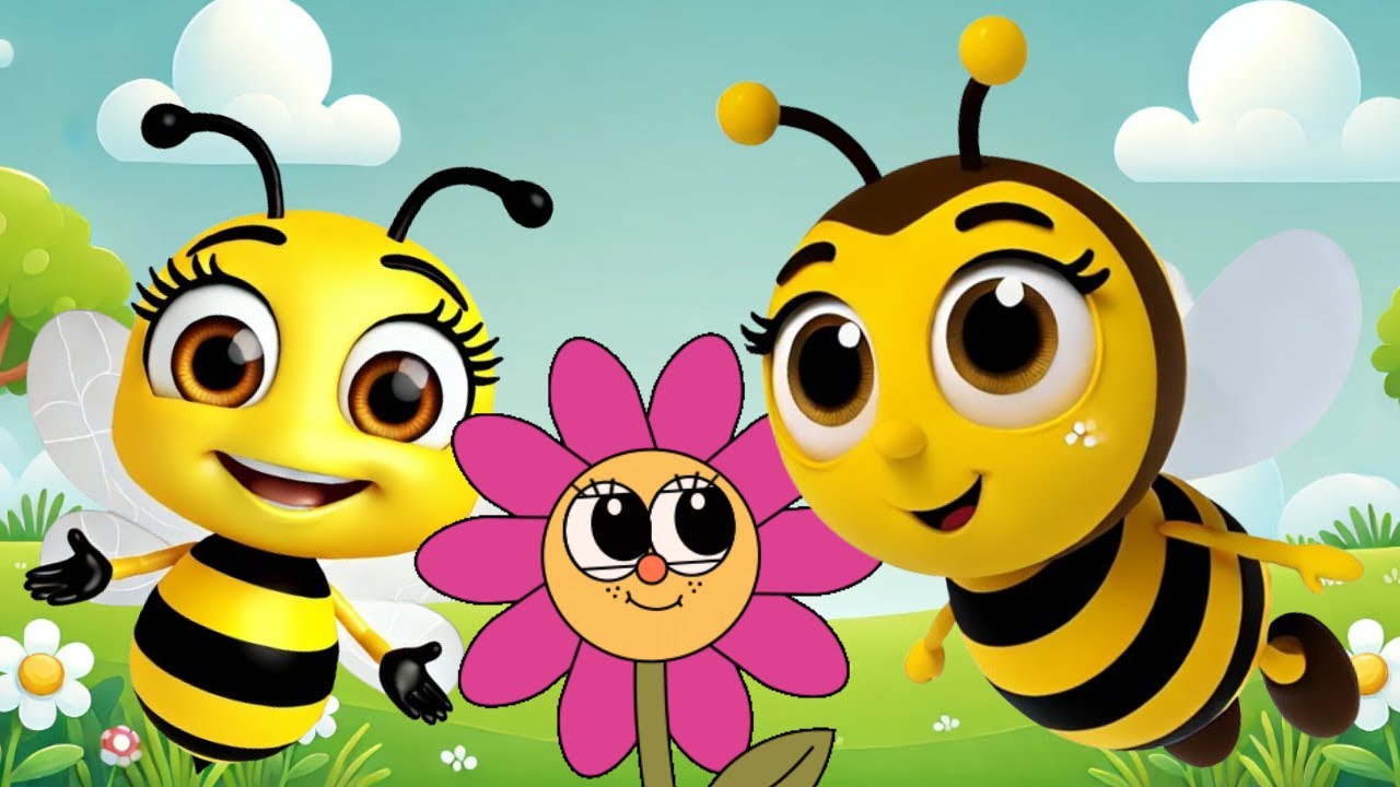 Buzzy the Busy Bee | Fun and Educational Nursery Rhymes | Kiddie Tunes ...