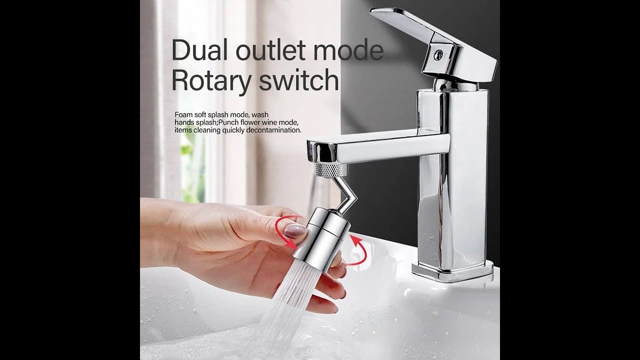 Universal Faucet with filter - YouTube
