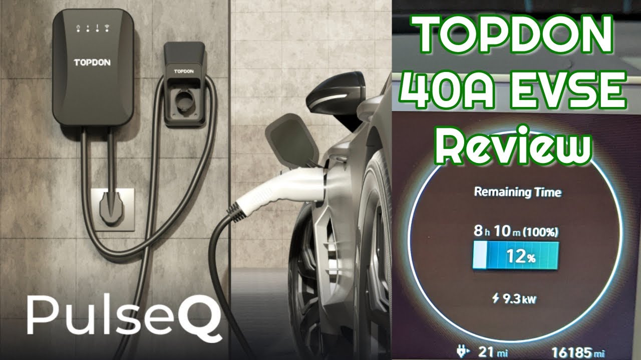 40 Amp EVSE Review - Topdon PulseQ Home Charger - YouTube