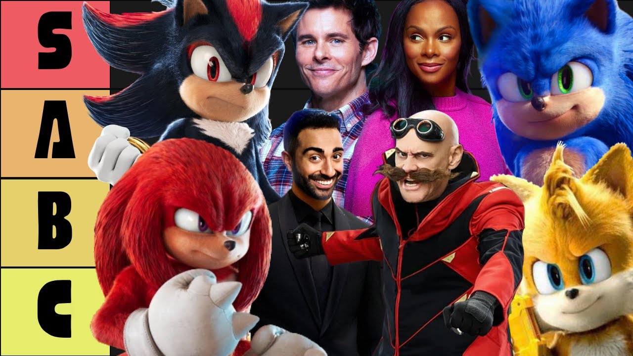 Ranking Every Sonic The Hedgehog Movie Character - YouTube